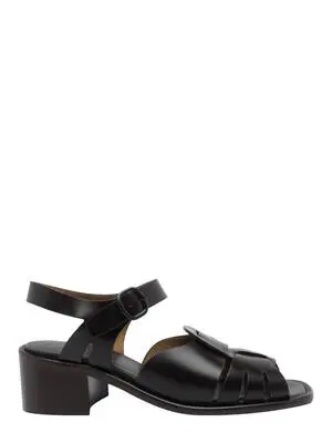 Hereu Ancora Leather Sandals - Brown