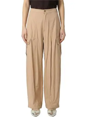 Pinko Cotton Cargo Trousers - Beige