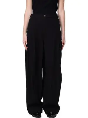 Pinko Cotton Cargo Trousers - Black
