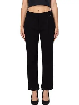 TWINSET Actitude Twinset Stretch Viscose Crêpe Cropped Trousers Black