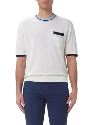 PAOLO PECORA Pure Virgin Wool Crew Neck Pullover - Yellow Cream