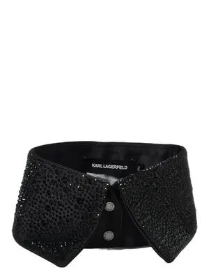 Karl Lagerfeld Embellished Collar - Black