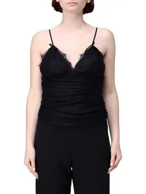 Pinko Lace Evening Top - Black