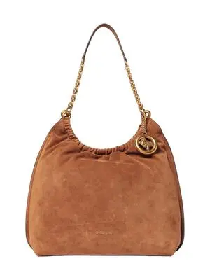 Michael Kors Suede Shoulder Bag - Brown