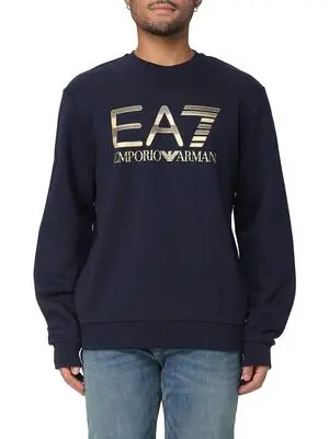 EA7 Logo Crewneck Sweatshirt - Blue