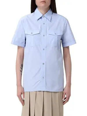 A.p.c. Organic Cotton Short Sleeve Shirt - Blue