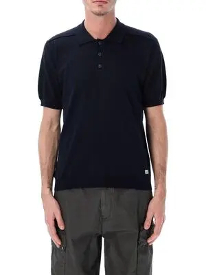 C.P. COMPANY Cotton Polo Shirt - Blue