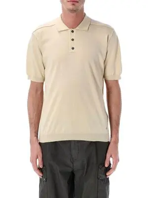 C.P. COMPANY Cotton Polo Shirt - Ice