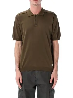 C.P. COMPANY Cotton Polo Shirt - Olive
