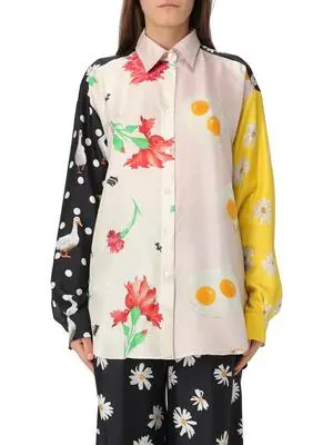 Moschino Printed Silk Shirt - Multicolor