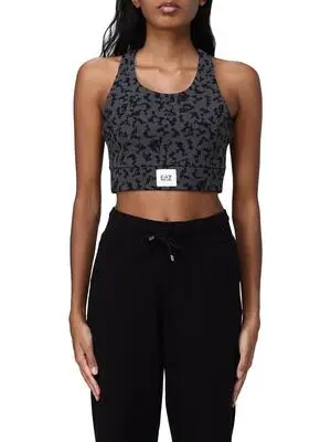 EA7 Cropped Top With Camouflage Print - Fa01