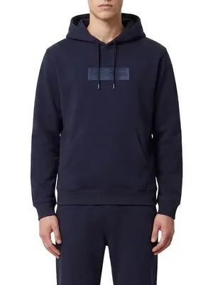 NAPAPIJRI Cotton Hoodie With Logo - Blue