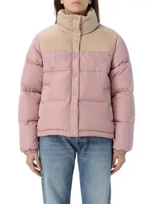 CHIARA FERRAGNI Puffer Jacket With Embroidered Details - Violet