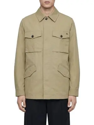 Burberry Cotton Shirt Jacket - Beige