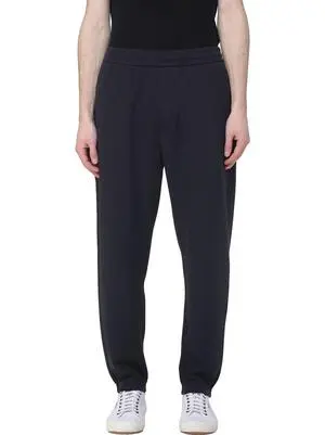 Emporio Armani Cotton Blend Jogging Pants - Navy