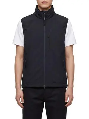 Aspesi Stretch Technical Fabric Vest - Navy