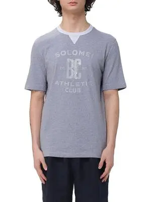 Brunello Cucinelli T-shirt Men Colour Grey