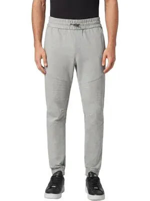 Philipp Plein Jersey Jogging Pants With Elasticated Drawstring Waist - Grey