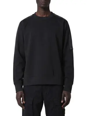 PARAJUMPERS Cotton Crewneck Sweatshirt With Applied Logo - Black