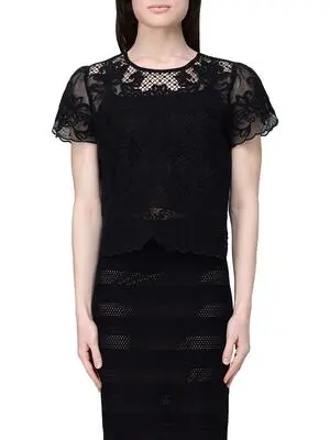 TWINSET Lace Top - Black