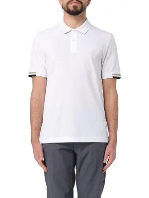 BOSS Cotton Polo Shirt - White