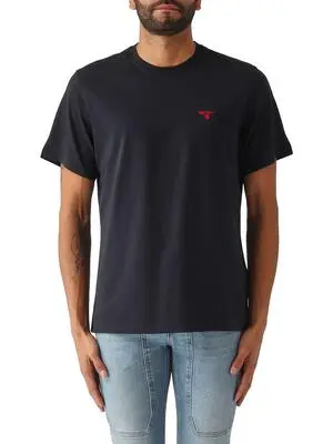 Barbour Cotton T-shirt With Logo - Navy