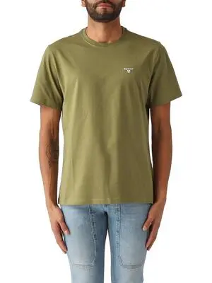 Barbour Cotton T-shirt With Logo - Olive