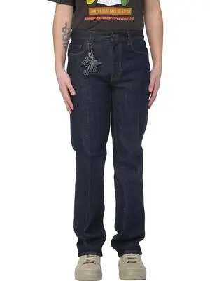 Emporio Armani Straight Fit Denim Jeans - Blue