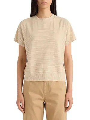 Momoni Striped T-shirt - Cream