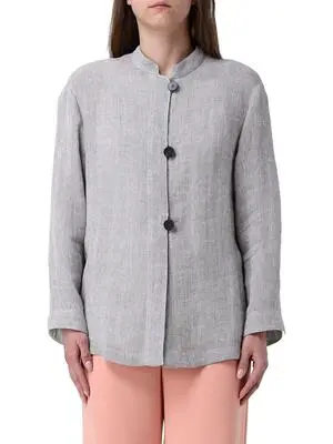 Emporio Armani Jacket With Stand Collar - Rope