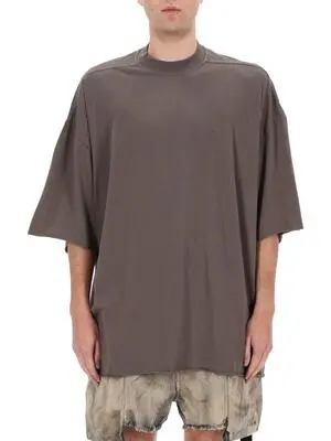 Rick Owens Cotton Oversized T-shirt - Brown