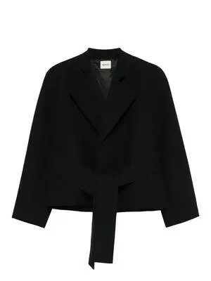 Khaite Belted Jacket - Black