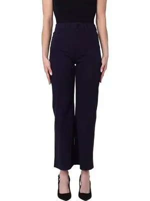 Emporio Armani Cropped Straight Leg Jeans - Navy