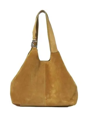 COCCINELLE Shoulder Bag With Ring Detail - Grey