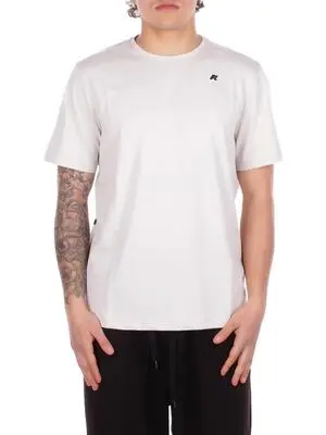 K-WAY Cotton T-shirt With Logo - Beige