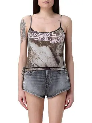 DIESEL® T-uca Viscose Tank Top - Red