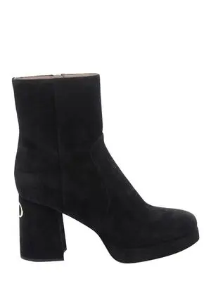 Valentino Garavani Suede Ankle Boots - Black