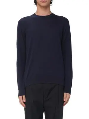 PAOLO PECORA Silk And Cotton Knit Crewneck Sweater - Blue