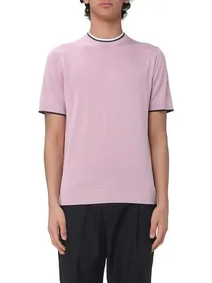 PAOLO PECORA Cotton And Silk Knit Sweater - Pink