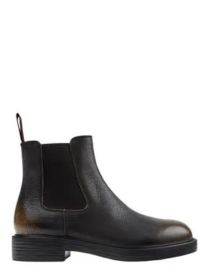 Camper Dean Grained Leather Ankle Boots - Multicolor