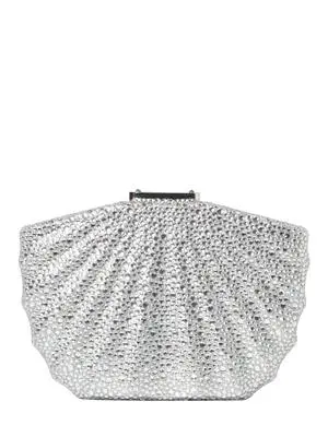 TWENTY FOURHAITCH Bonita Crystal Clutch - Silver