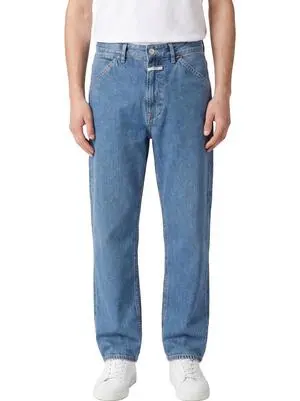 Closed Shoreham Wide Leg Jeans In Recycled Cotton Denim - Blue