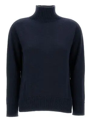 Max Mara High Neck Pullover - Blue