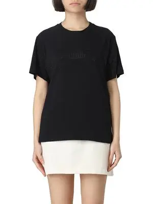 CHIARA FERRAGNI Embellished T-shirt - Black