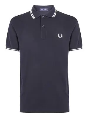 Fred Perry Polo Shirt Men Colour Black