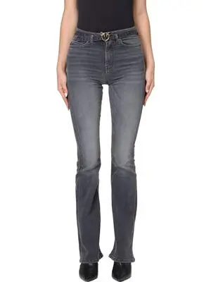 Pinko Belted Flare Jeans - Grey
