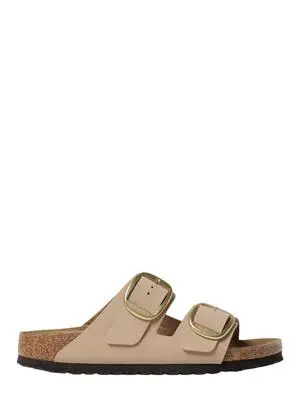 BIRKENSTOCK Birkenstock Arizona Nubuck Sandal With Adjustable Buckles Sand