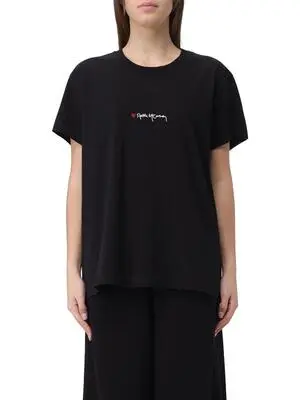 Stella McCartney T-shirt With Logo Detail - Black