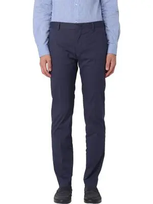 PT TORINO Stretch Cotton Blend Chino Trousers - Blue