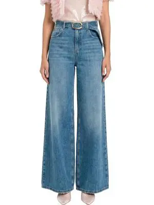 TWINSET Wide-leg Jeans - Denim